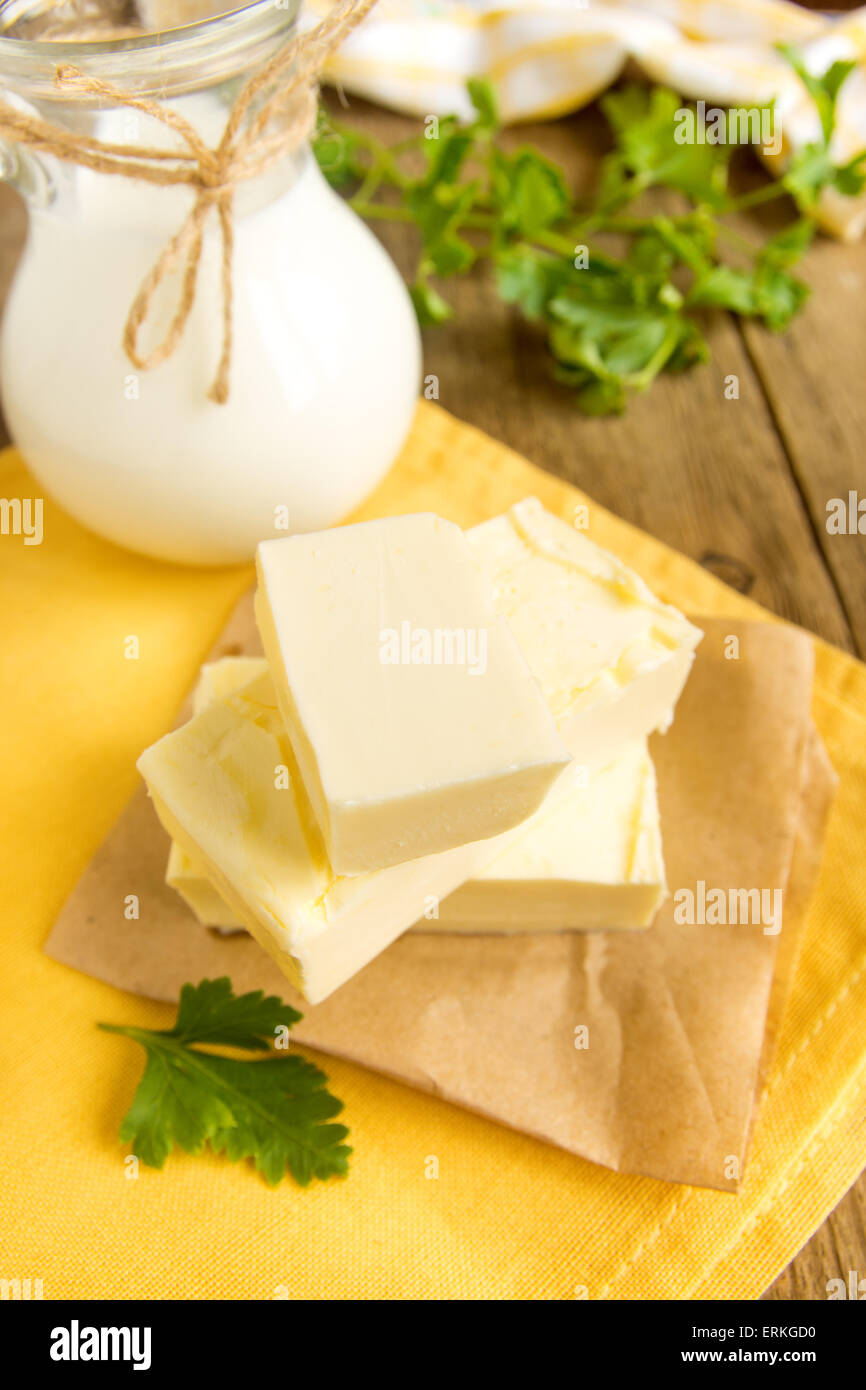Milk dairy butter hi-res stock photography and images - Alamy