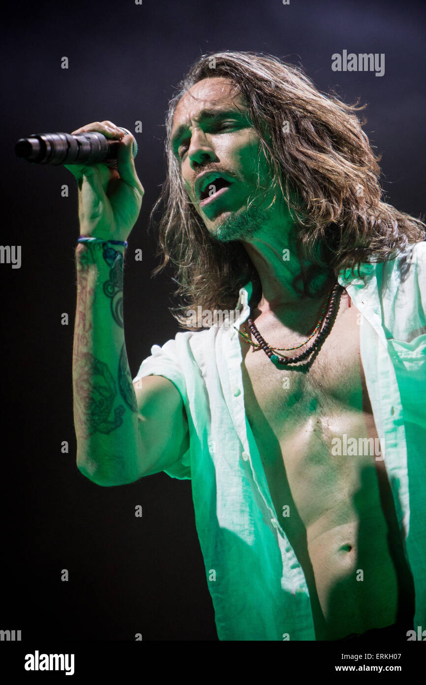 Assago Milan Italy. 03th June 2015. The American rock band INCUBUS ...