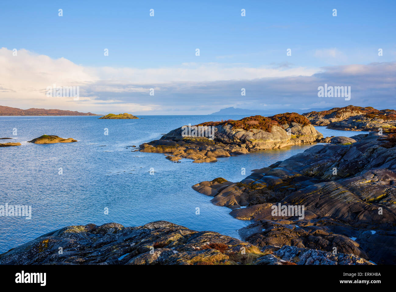 Ardtoe bay, Ardnamurchan Peninsula, Lochaber, Highlands, Scotland Stock ...