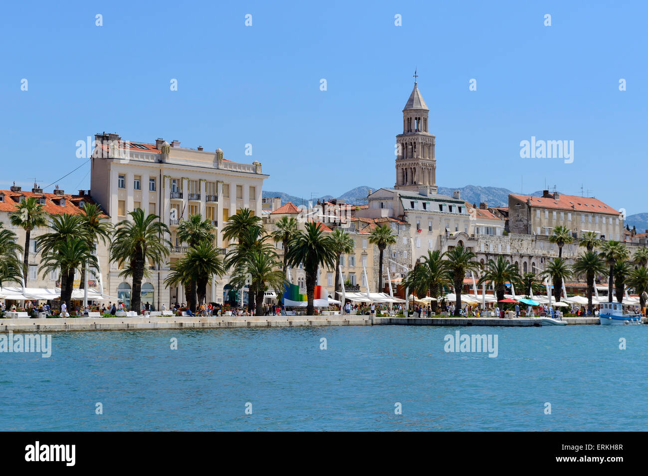 Seafront of Split on Dalmatian Coast of Croatia Stock Photo - Alamy