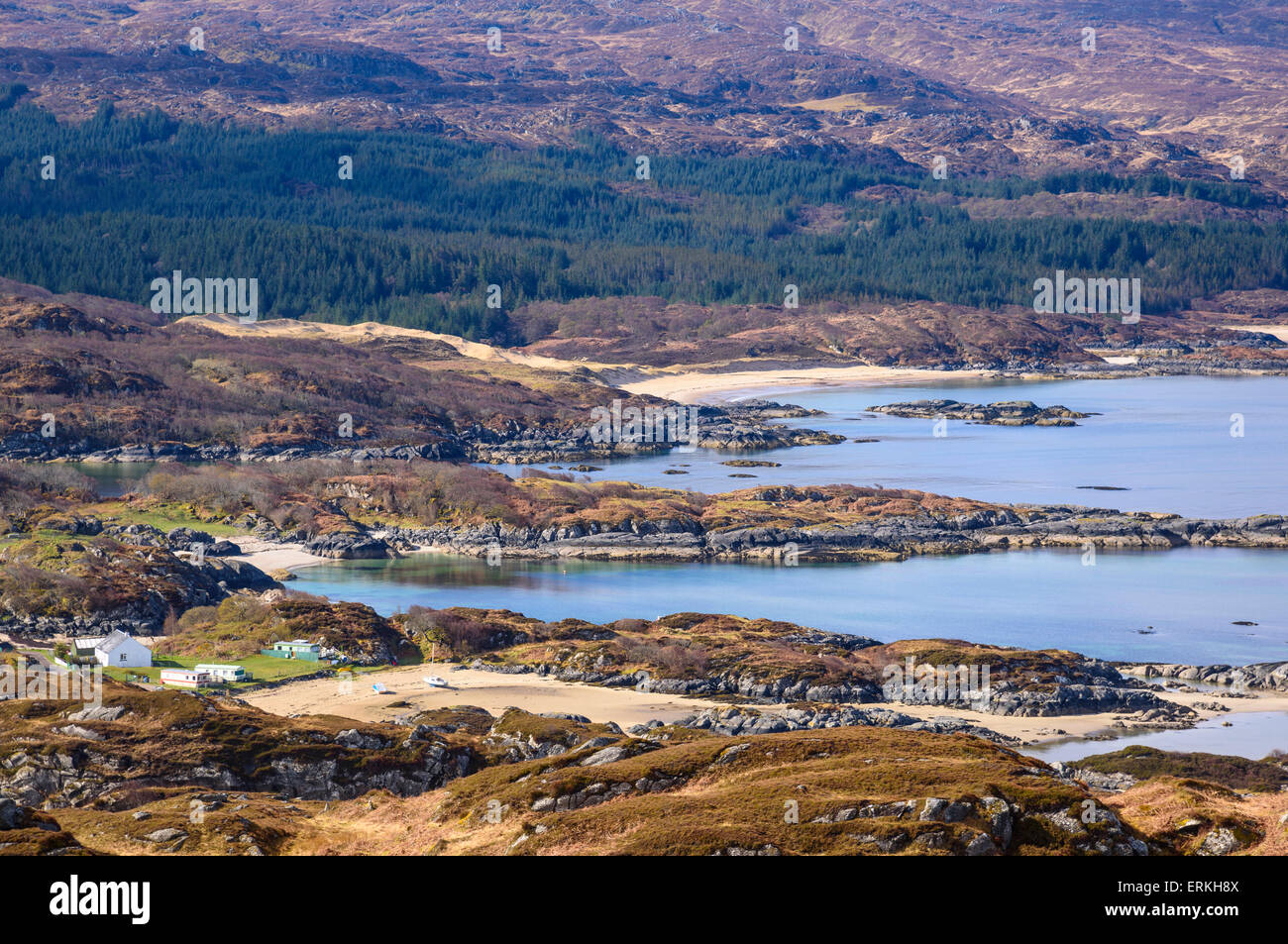 Ardtoe and Kentra bay, Ardnamurchan Peninsula, Lochaber, Highlands ...