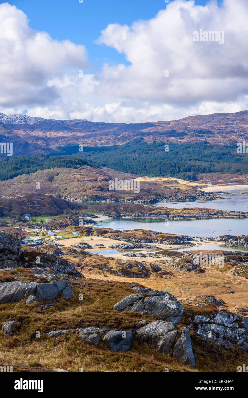 Ardtoe and Kentra bay, Ardnamurchan Peninsula, Lochaber, Highlands ...