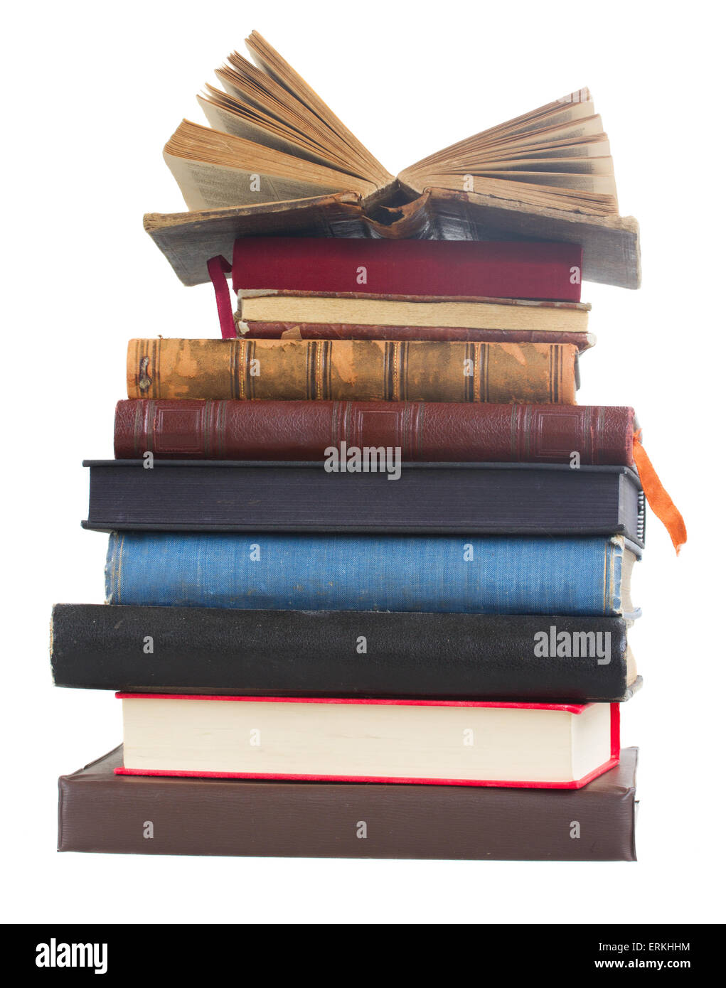 Pile of books Stock Photo - Alamy