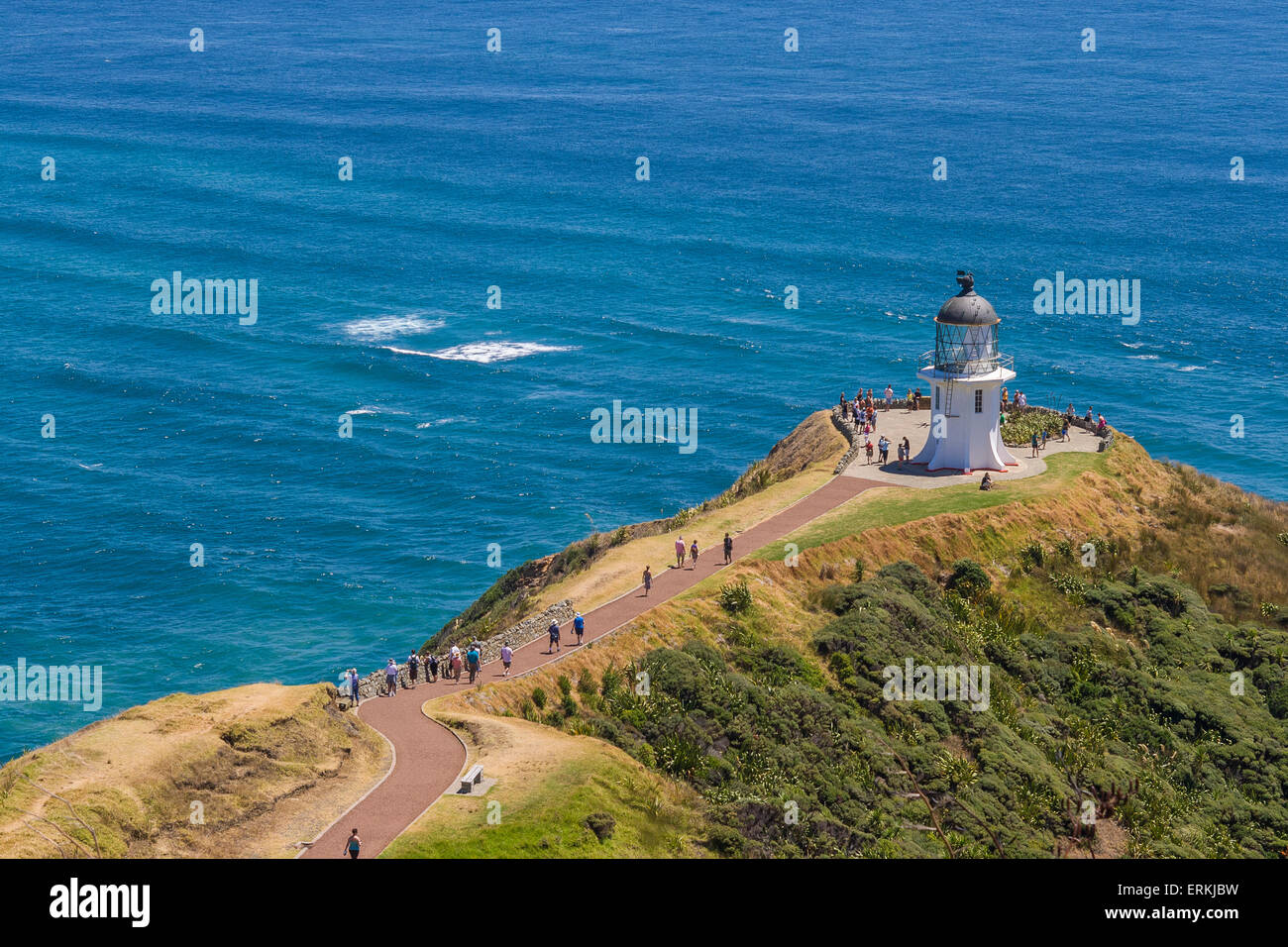 Cape Reinga Lighthouse, North Island, New Zealand Stock Photo - Alamy