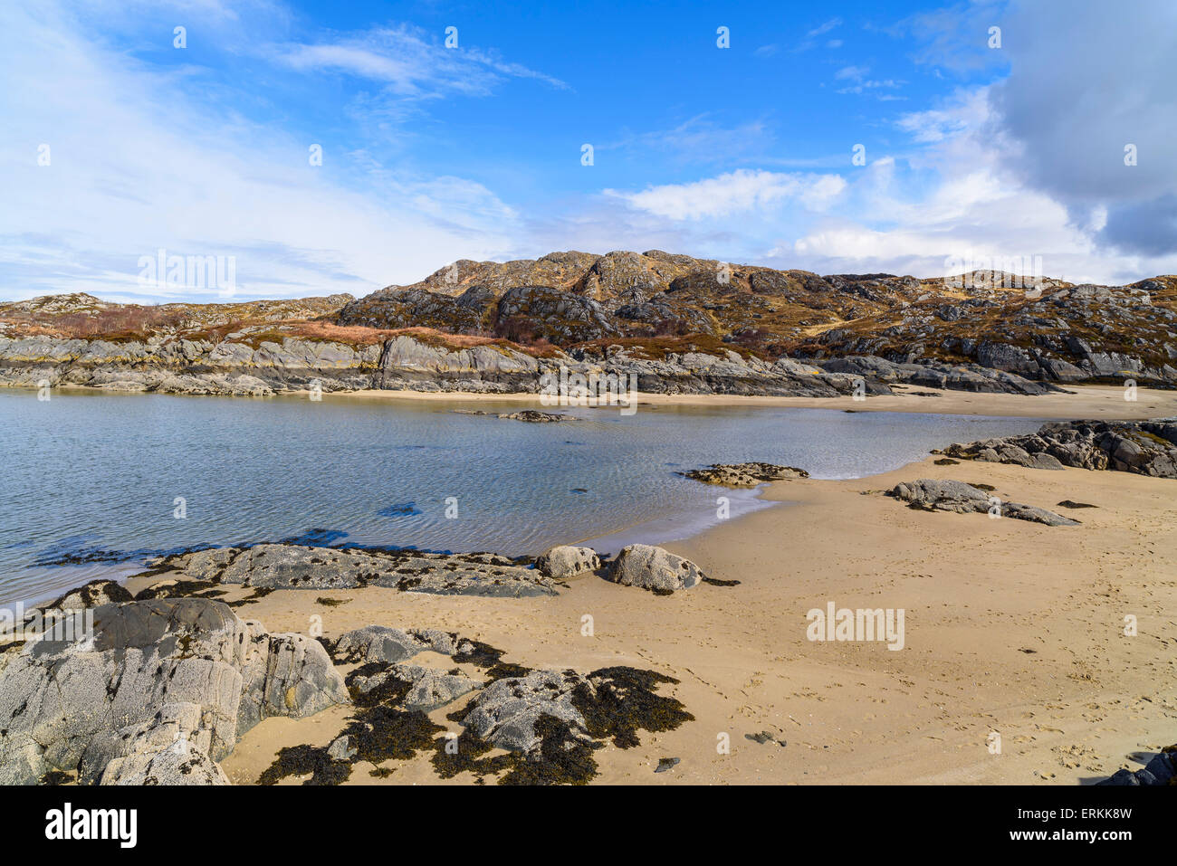 Ardtoe beach, Ardnamurchan Peninsula, Lochaber, Highlands, Scotland ...