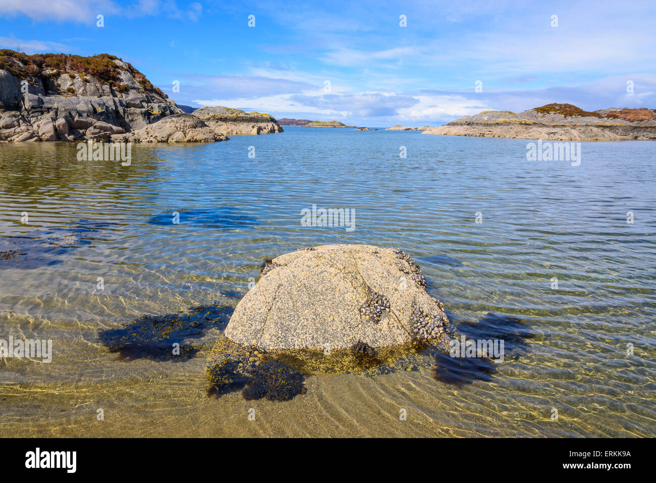 Ardtoe bay, Ardnamurchan Peninsula, Lochaber, Highlands, Scotland Stock ...