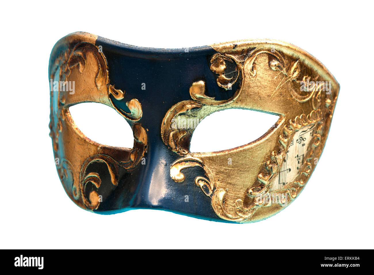 Venetian mask, cut-out with clipping path - to be montaged over face ...