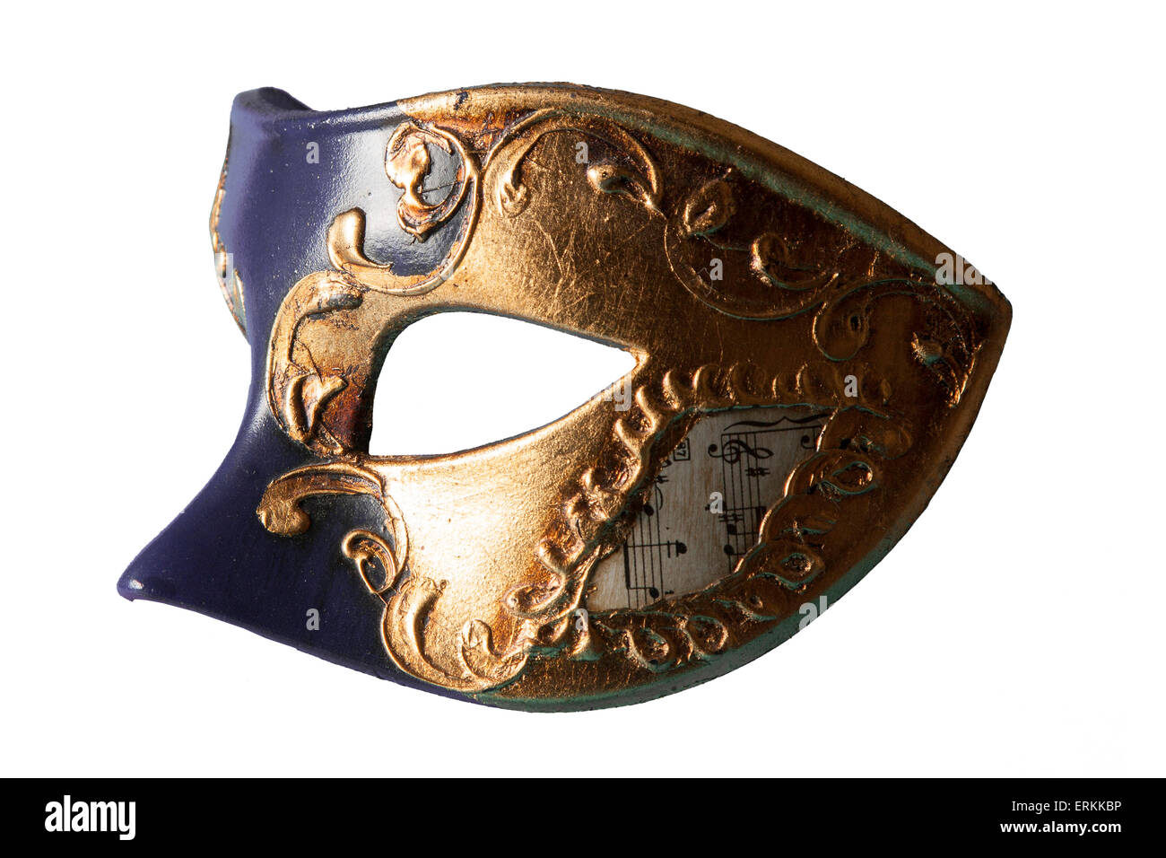 Venetian mask, cut-out with clipping path - to be montaged over face ...