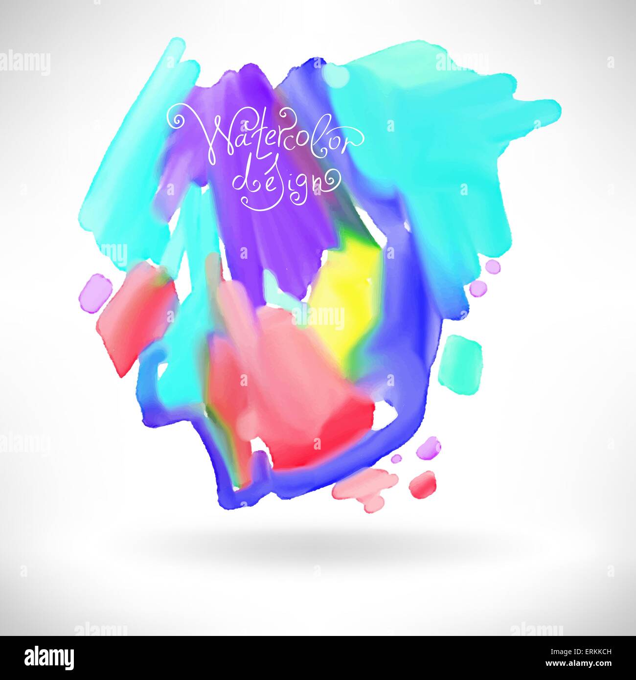 abstract watercolor splash design element Stock Vector Image & Art - Alamy