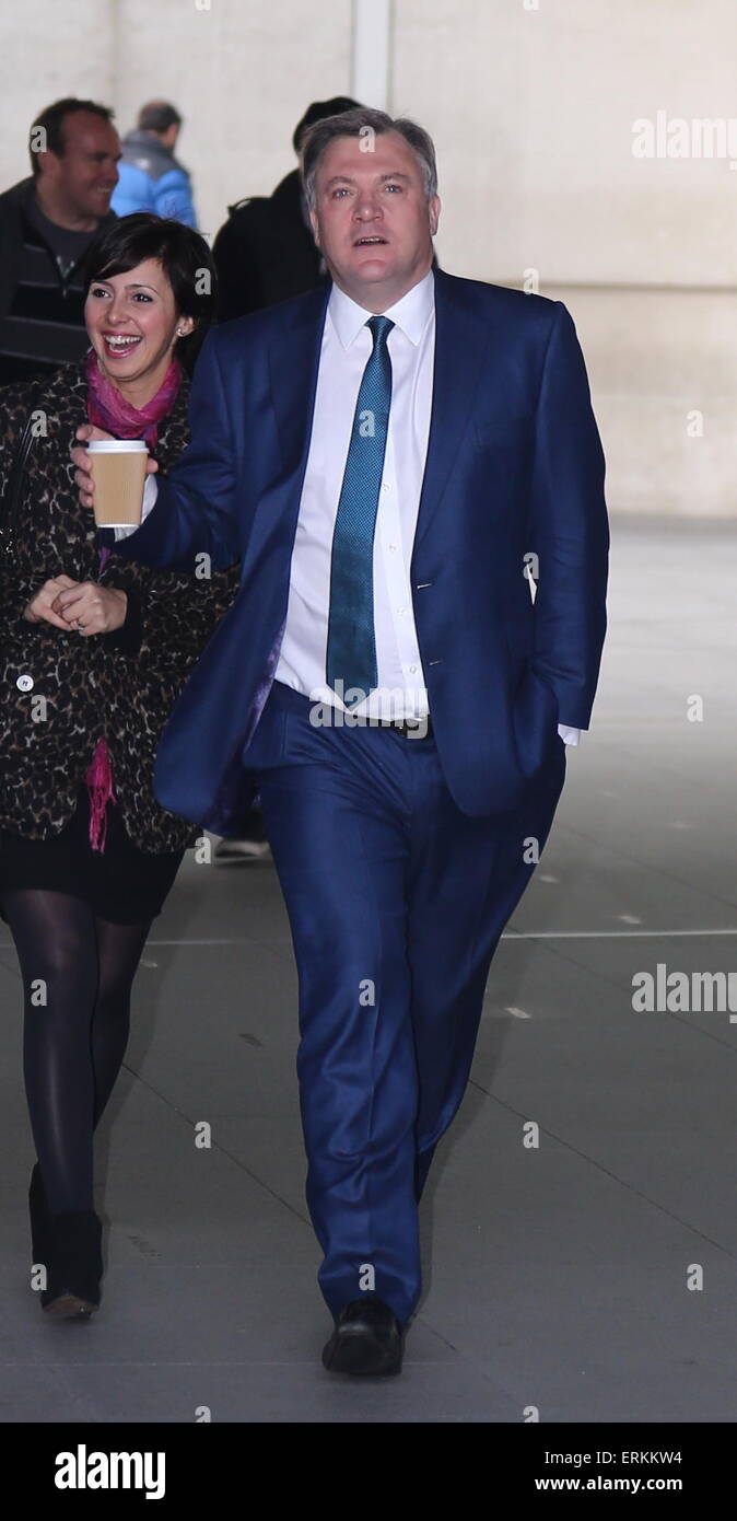 Ed Balls leaves BBC Broadcasting House Featuring: Ed Balls Where ...