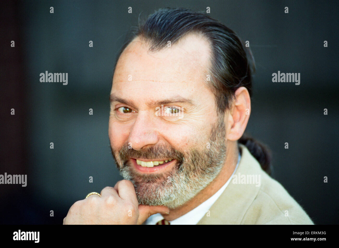 Comedian Denny Hodge 23rd June 1995 Stock Photo - Alamy