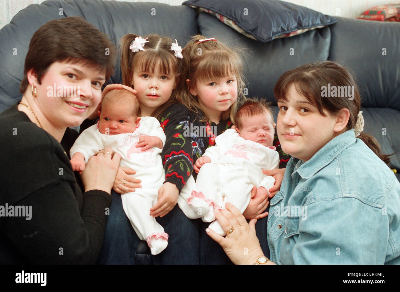 Sisters Dawn Larkin (r), and Maxine Preston from South Yardley who have ...