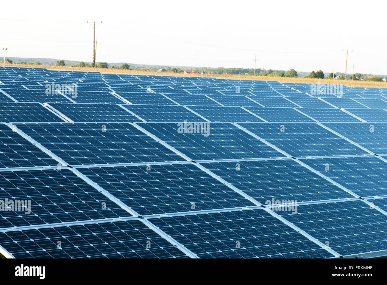 Photo of the solar panels as renewable source of energy Stock Photo - Alamy