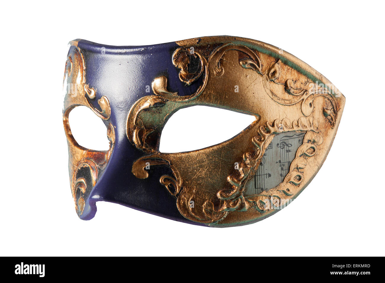 Venetian mask, cut-out with clipping path - to be montaged over face ...