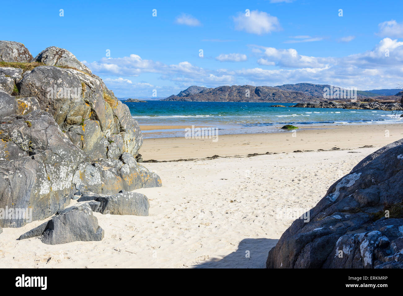 Singing sands, beach, Kentra, Ardnamurchan Peninsula, Lochaber ...