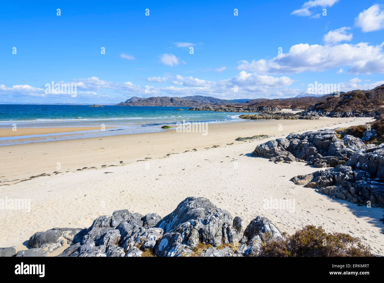 Singing sands, beach, Kentra, Ardnamurchan Peninsula, Lochaber ...