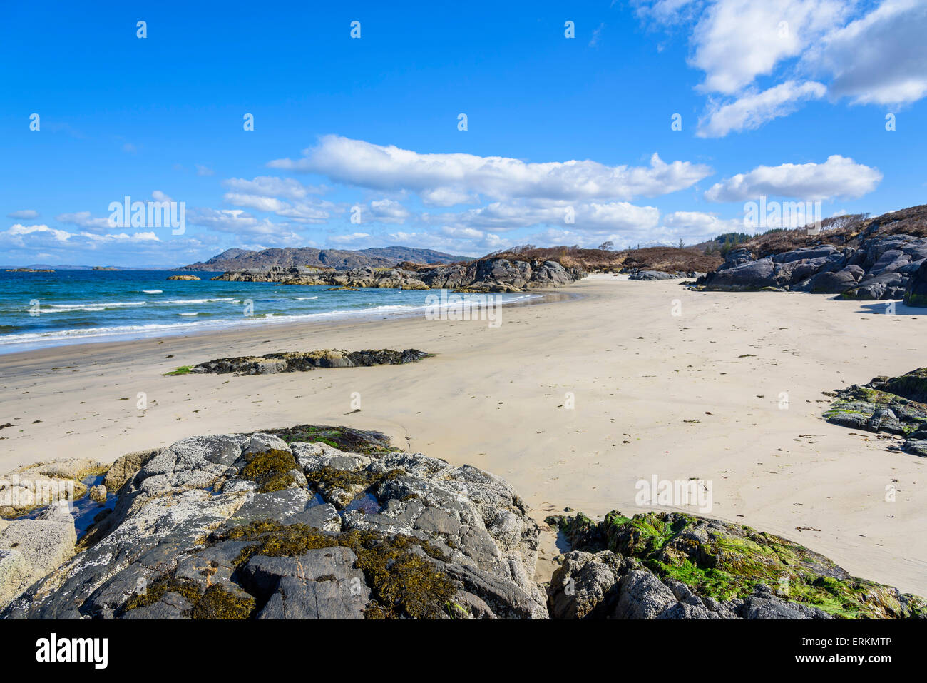 Singing sands, beach, Kentra, Ardnamurchan Peninsula, Lochaber ...