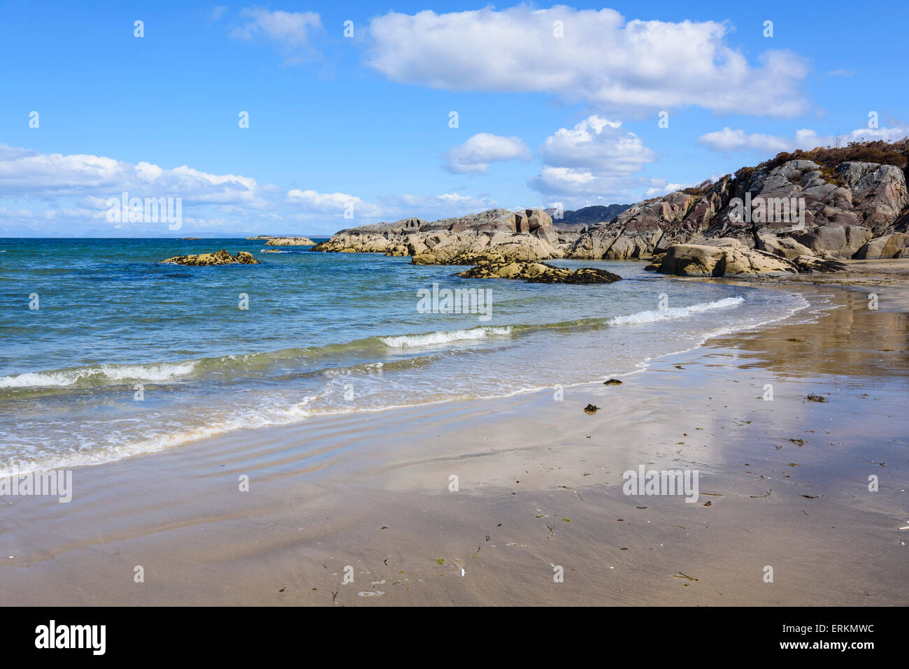 Singing sands, beach, Kentra, Ardnamurchan Peninsula, Lochaber ...