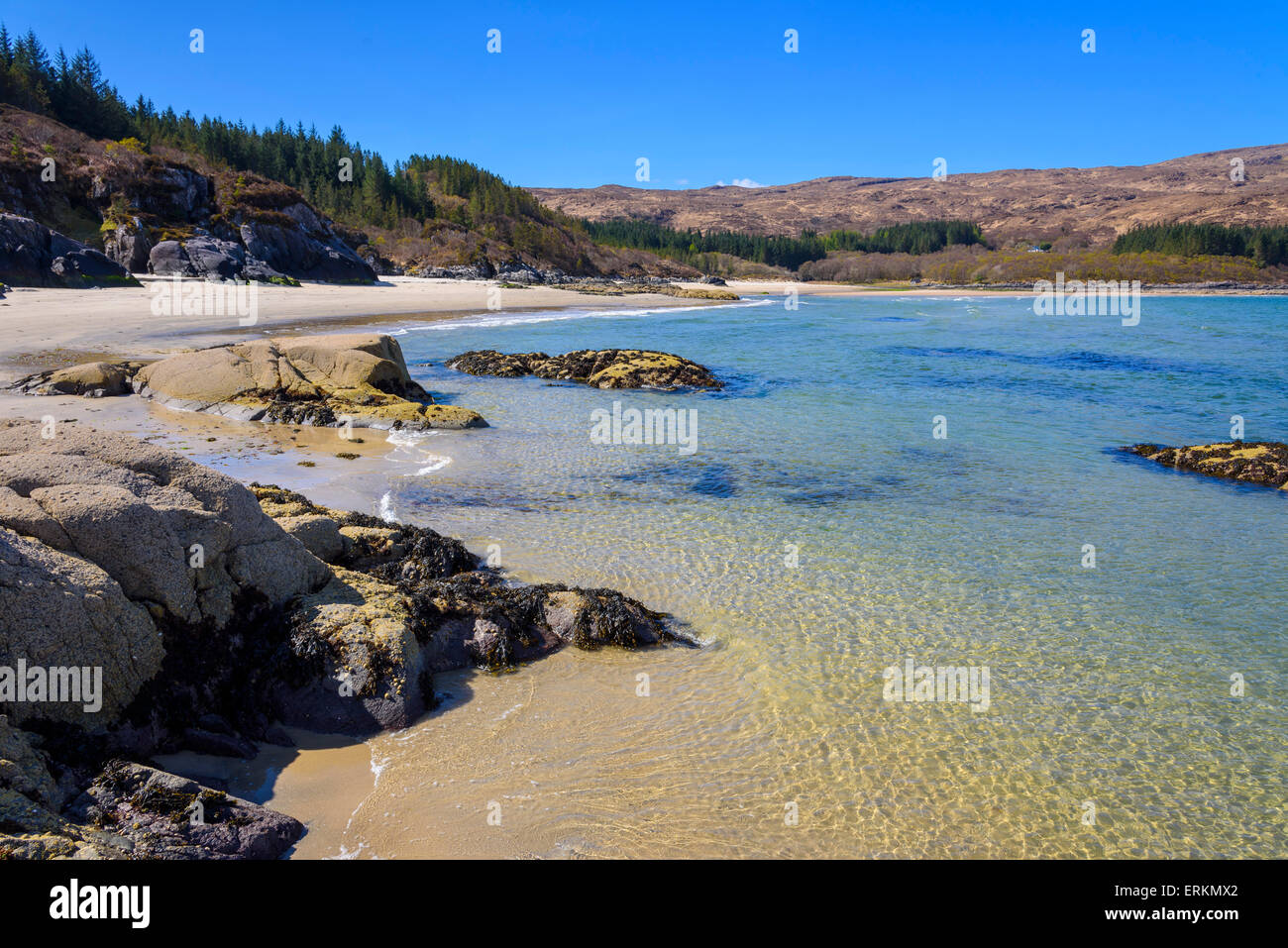 Singing sands, beach, Kentra, Ardnamurchan Peninsula, Lochaber ...