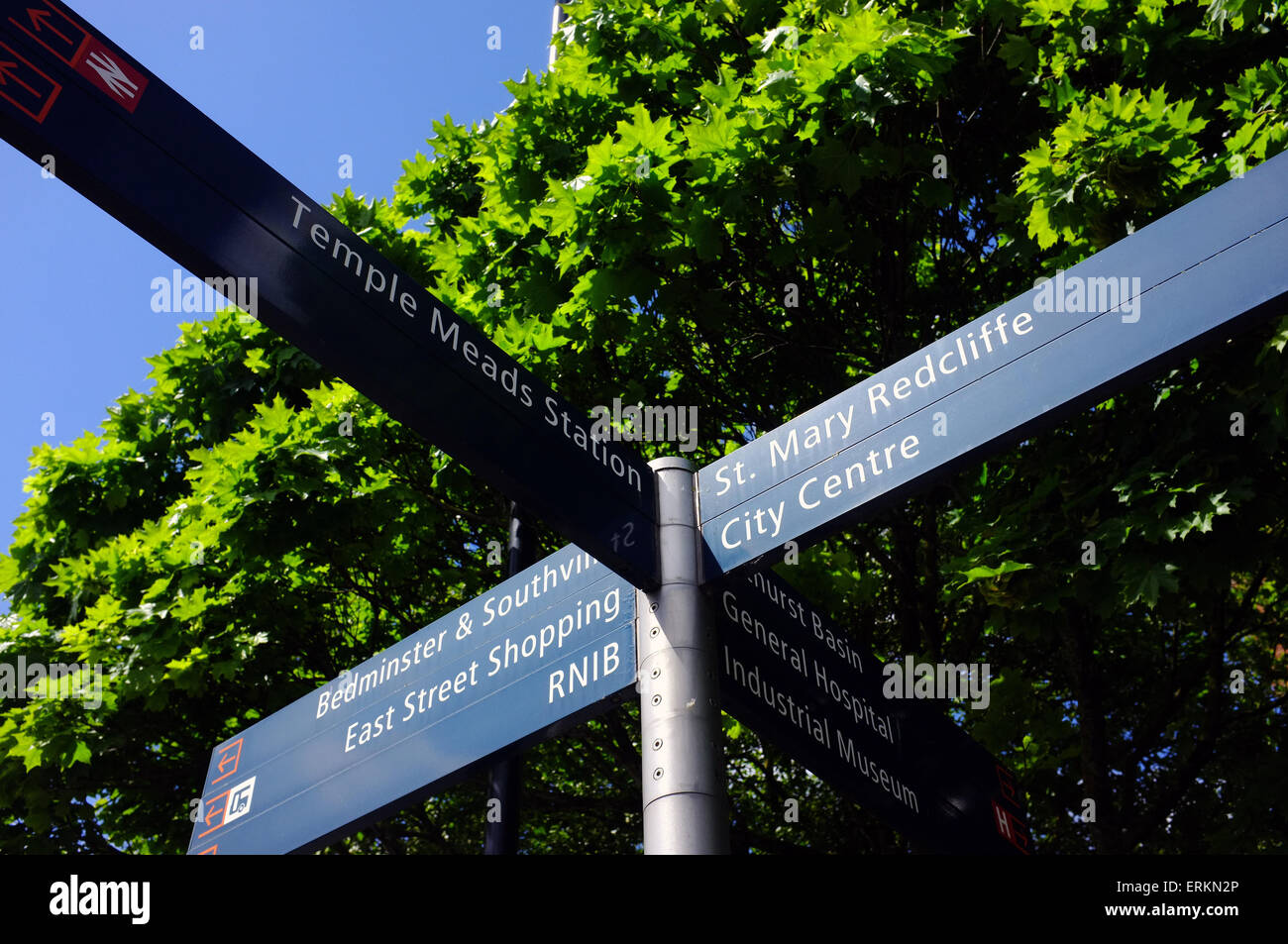 Pedestrian direction signs hi-res stock photography and images - Alamy