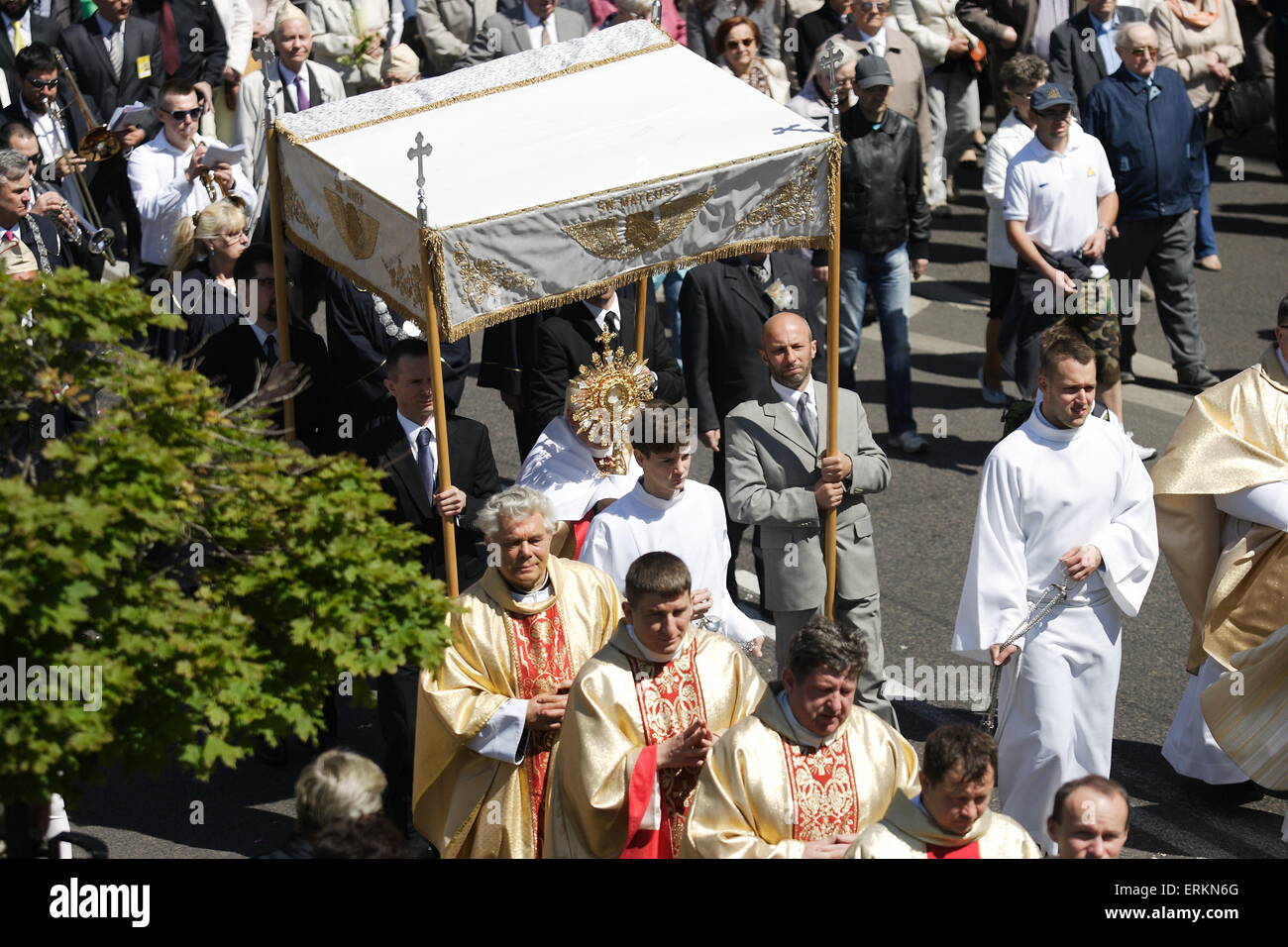 Corpus christi procession monstrance hi-res stock photography and ...