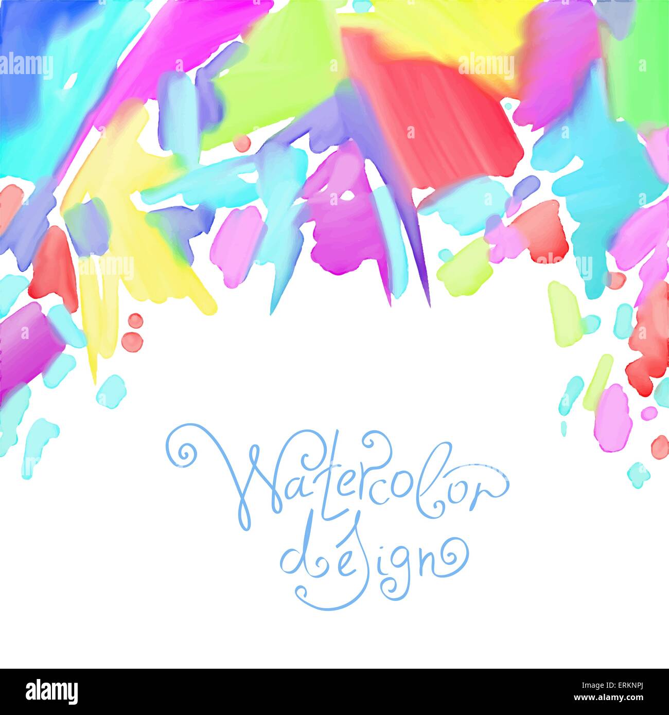 abstract watercolor splash design element background Stock Vector Image ...
