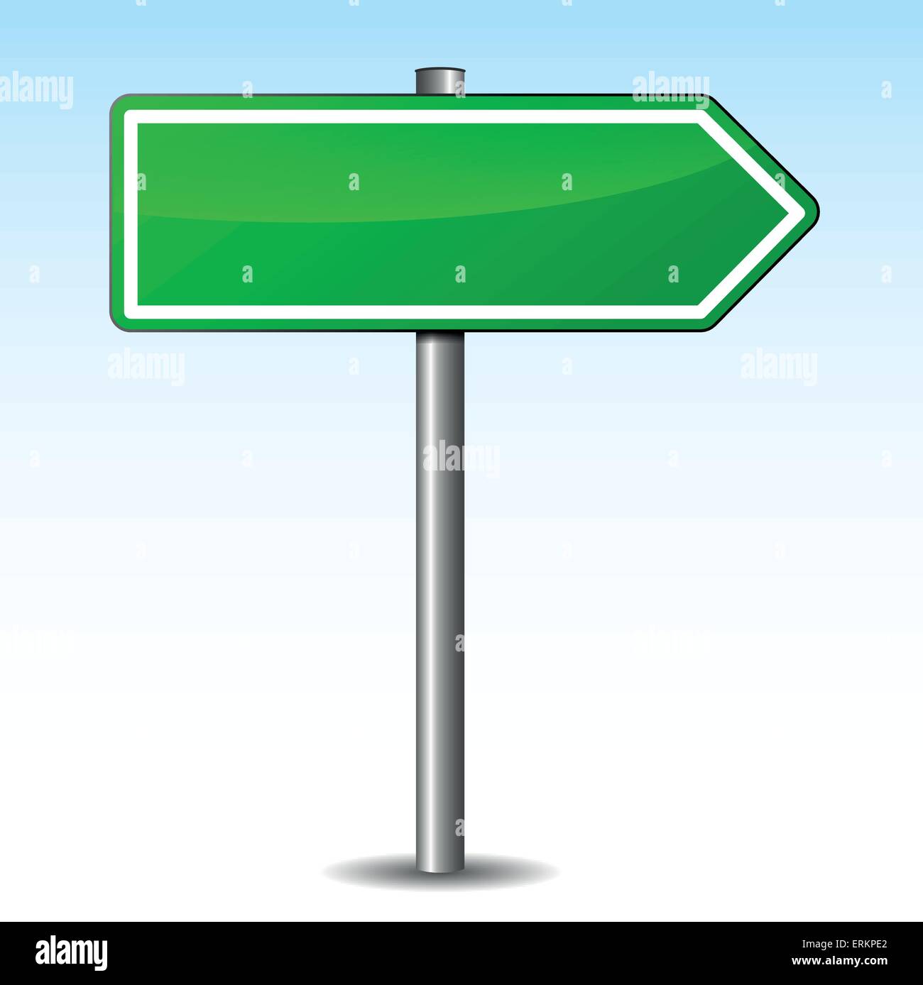 Highway traffic signs arrow hi-res stock photography and images - Alamy
