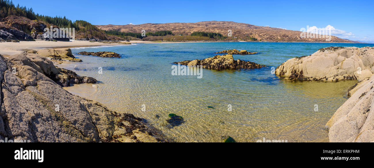 Kentra bay and singing sands beach, Ardnamurchan Peninsula, Lochaber ...