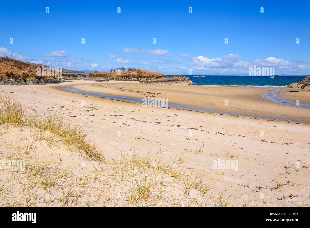 Singing sands, beach, Kentra, Ardnamurchan Peninsula, Lochaber ...