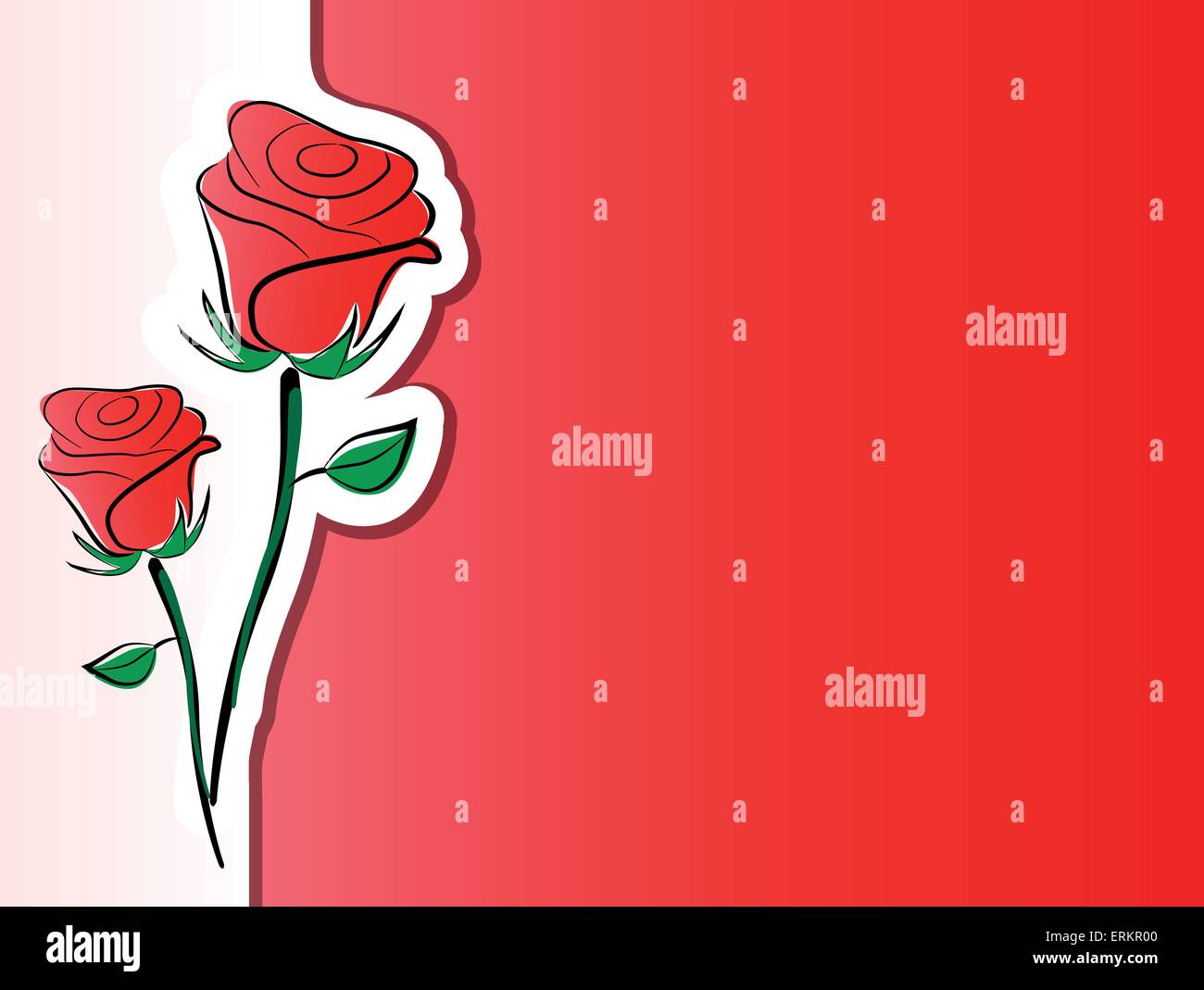 Roses vector vectors hi-res stock photography and images - Alamy