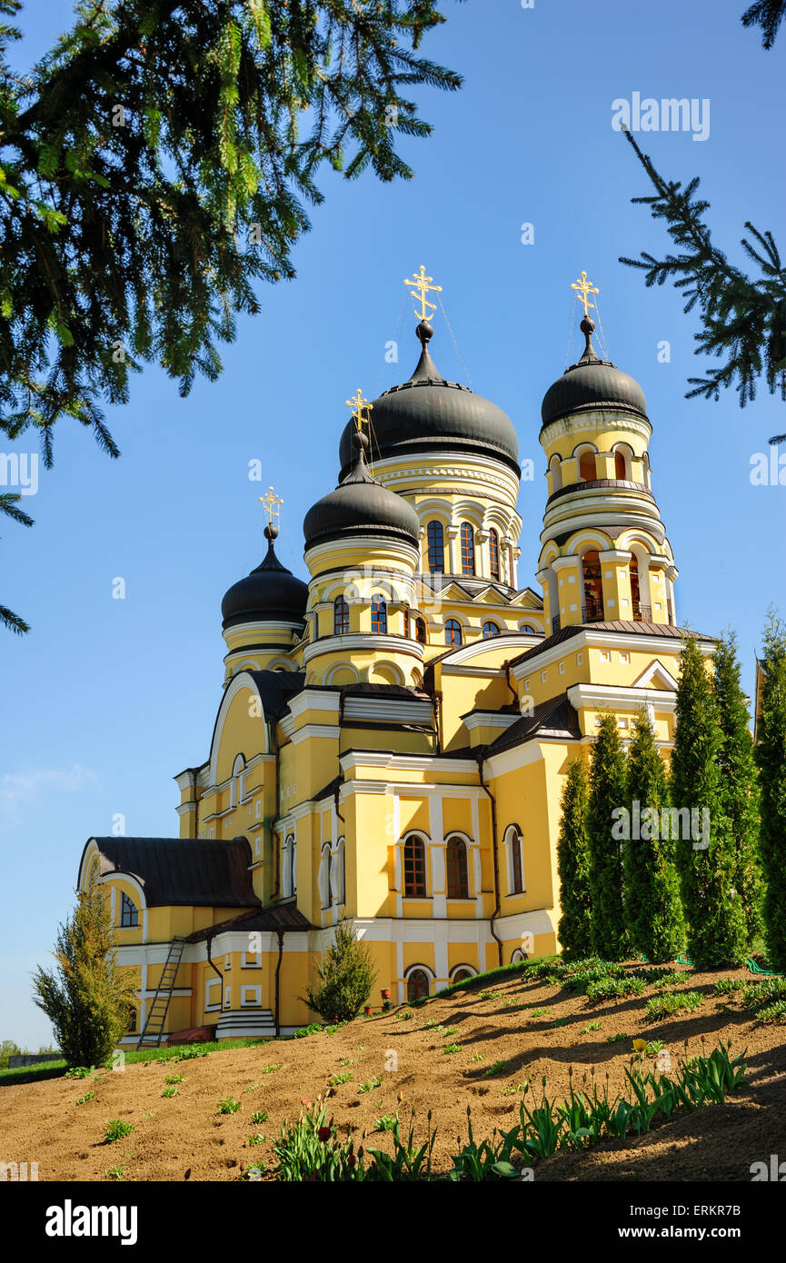 Main church in the Hancu Monastery, Republic Moldova Stock Photo - Alamy