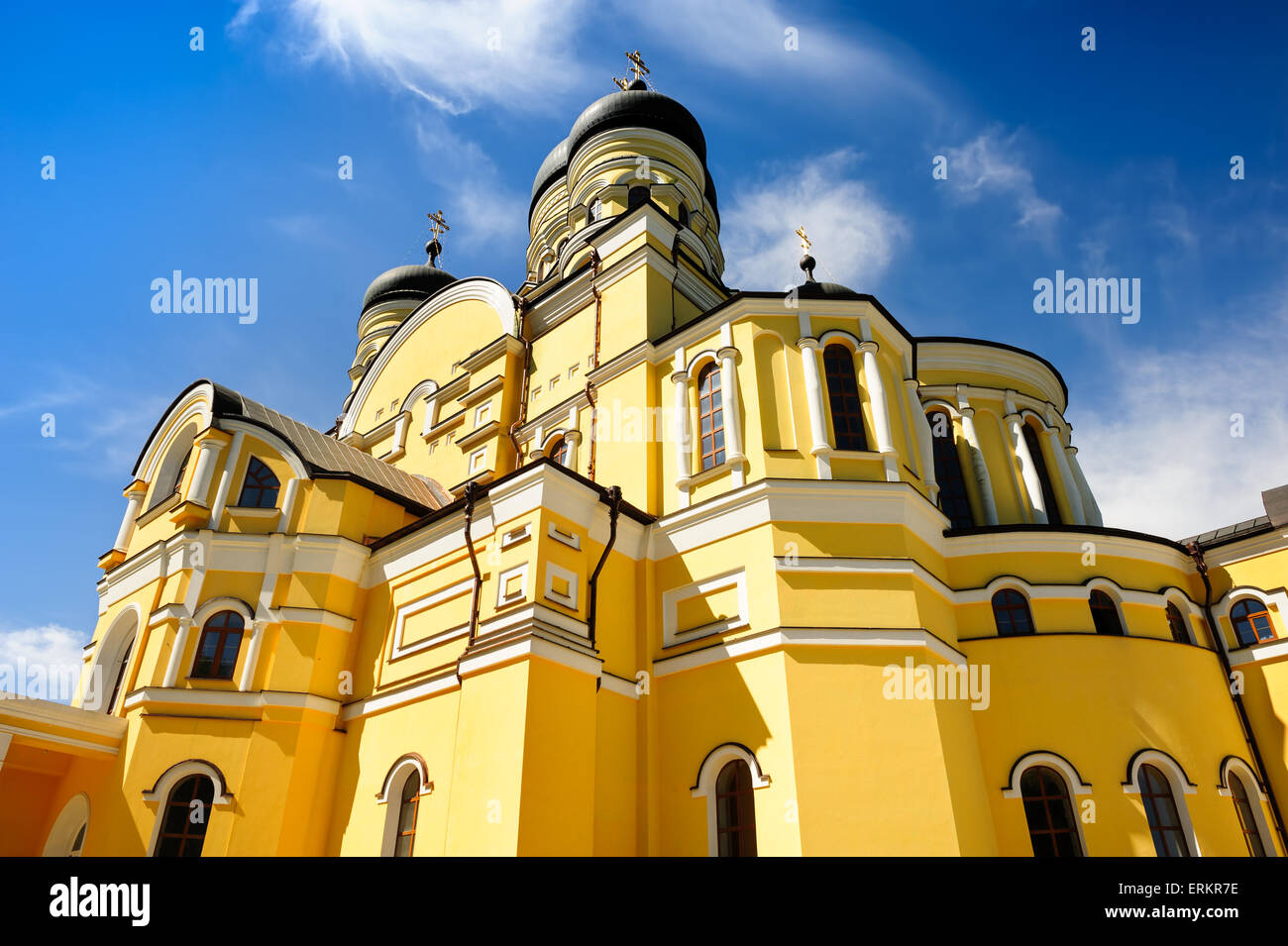 Main church of the Hancu Monastery, Republic Moldova Stock Photo - Alamy