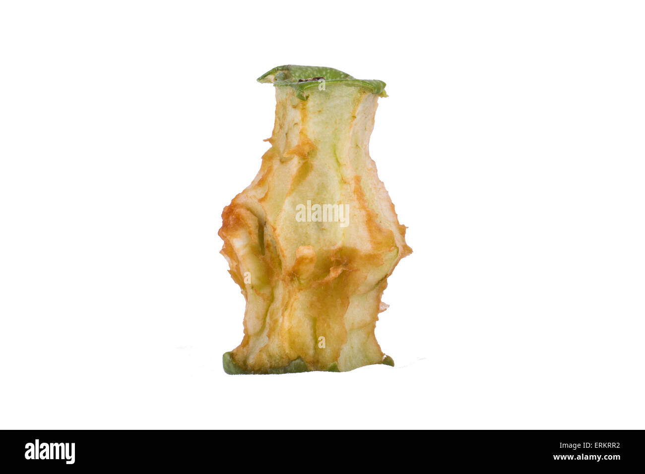 Rotten apple, isolated on white background Stock Photo - Alamy