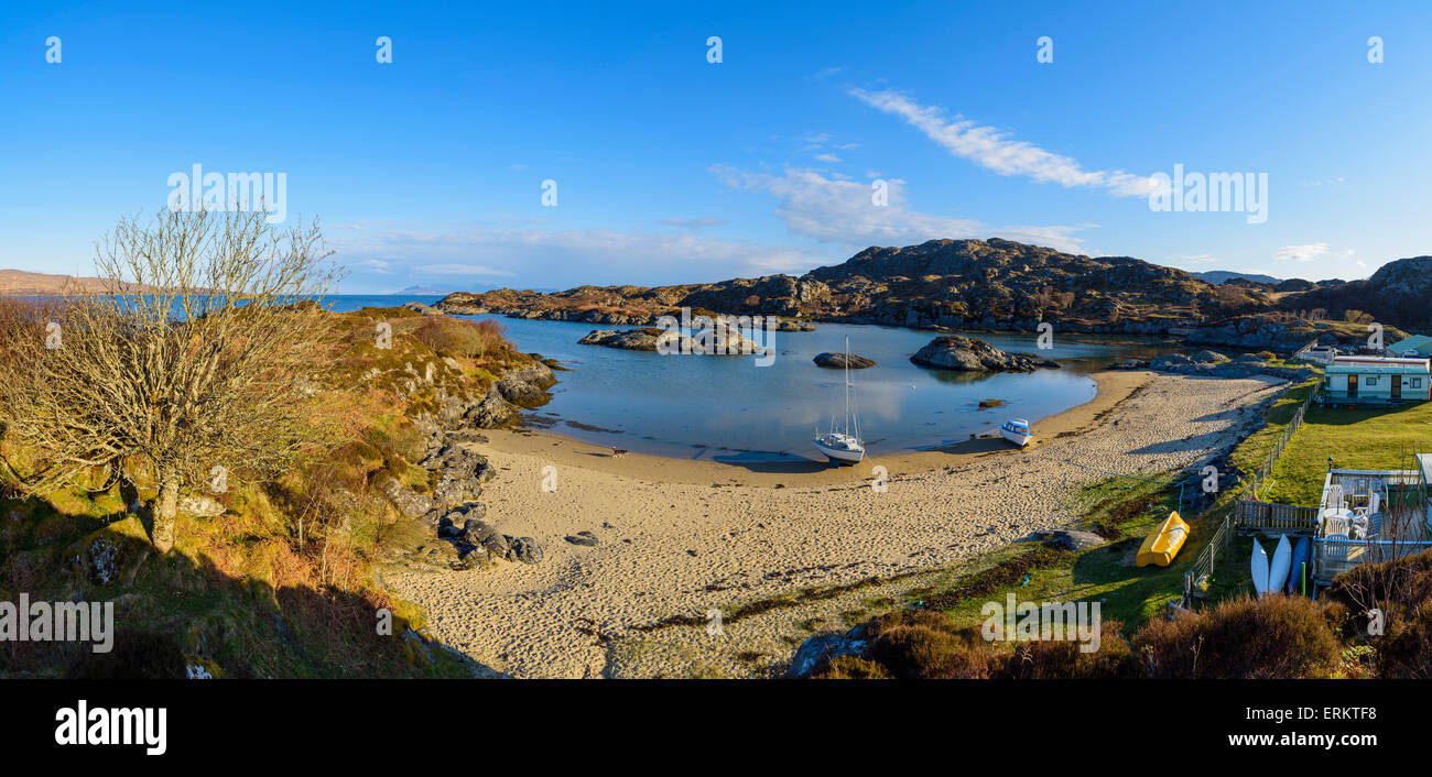 Beach Ardnamurchan Peninsula Lochaber Highlands High Resolution Stock ...