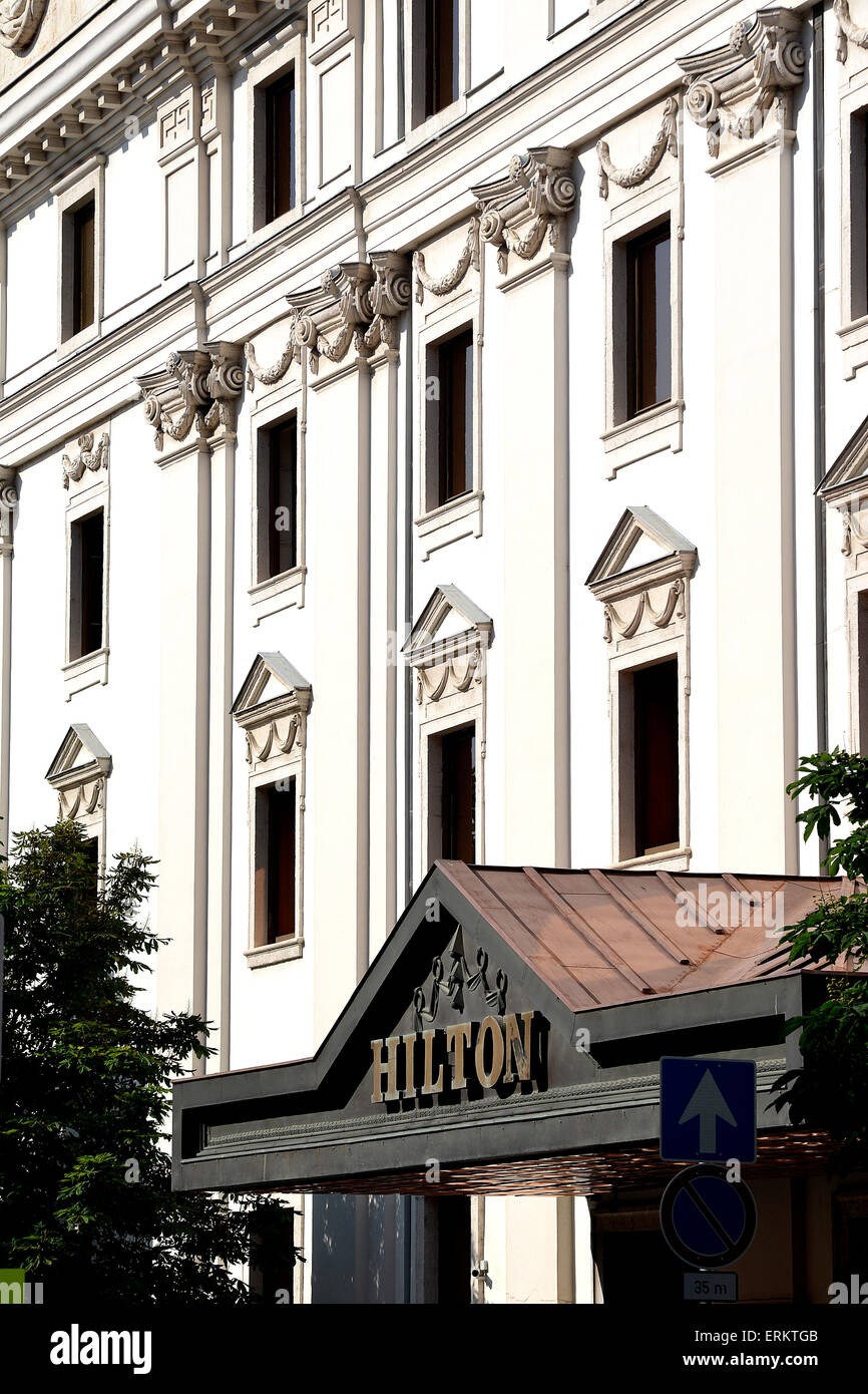 Buda hotel Hilton Budapest Hungary Stock Photo - Alamy