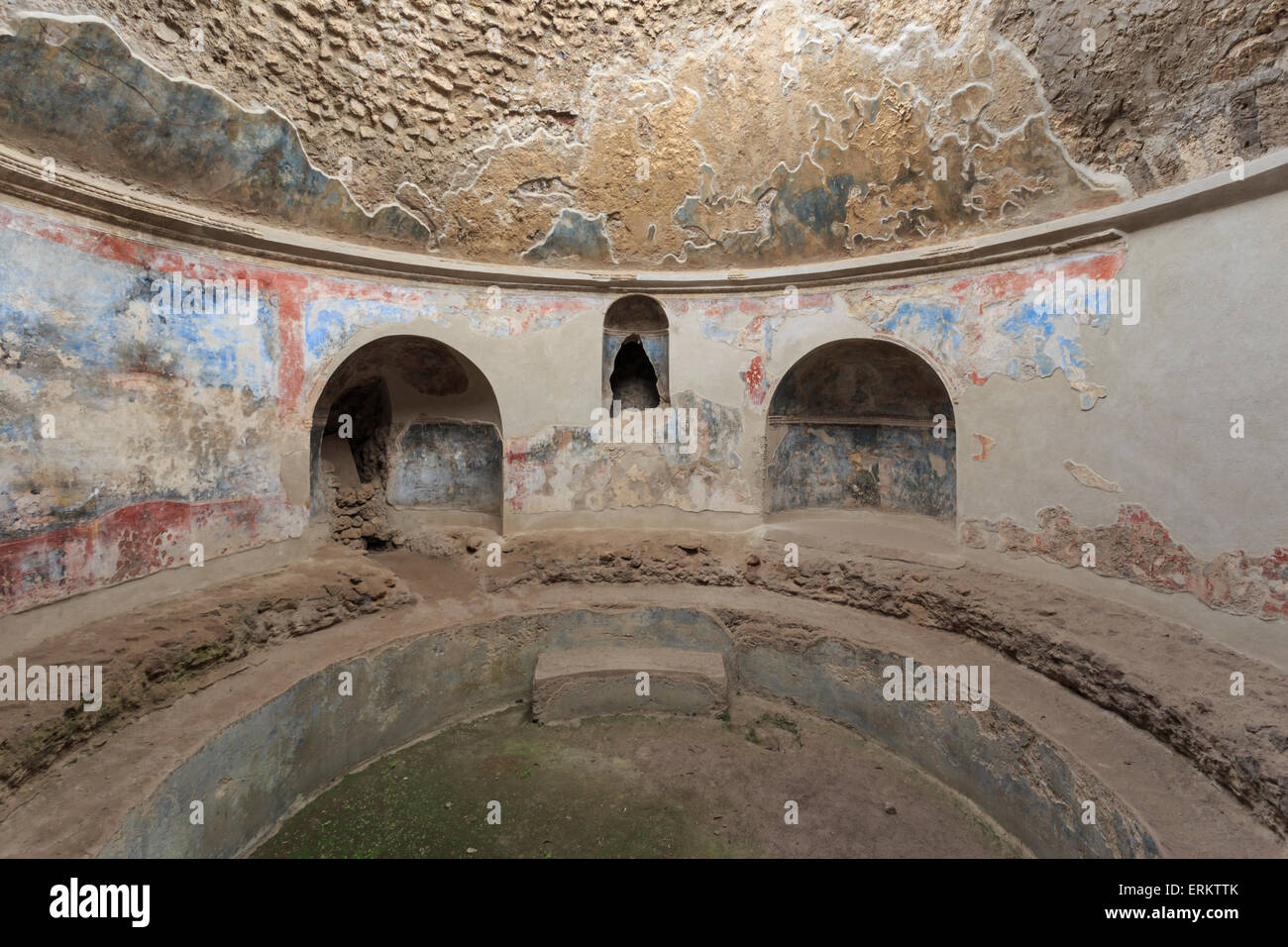 Stabian Baths, Roman ruins of Pompeii, UNESCO World Heritage Site ...