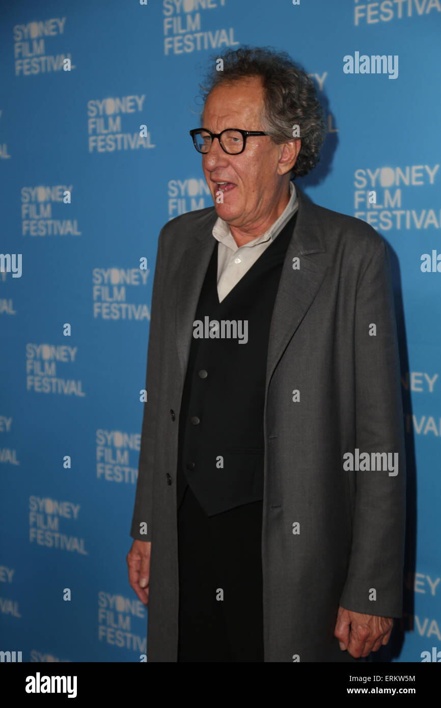 Sydney, Australia. 4 June 2015. Pictured: Actor Geoffrey Rush ...