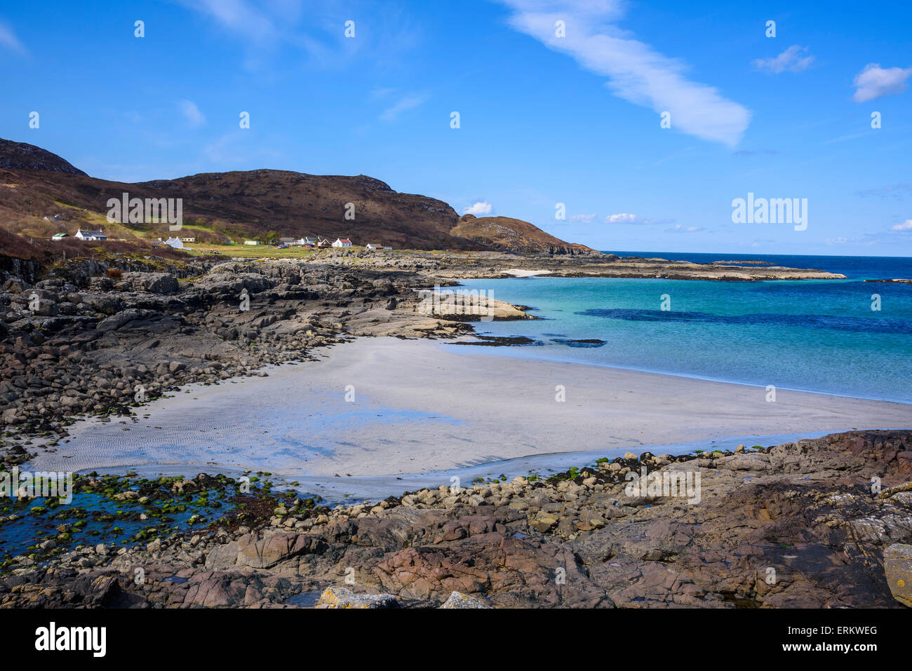 Sanna beaches, Ardnamurchan Peninsula, Lochaber, Highlands, Scotland ...