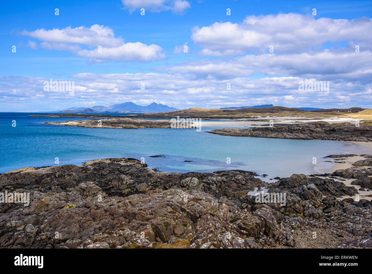 Sanna beaches, Ardnamurchan Peninsula, Lochaber, Highlands, Scotland ...