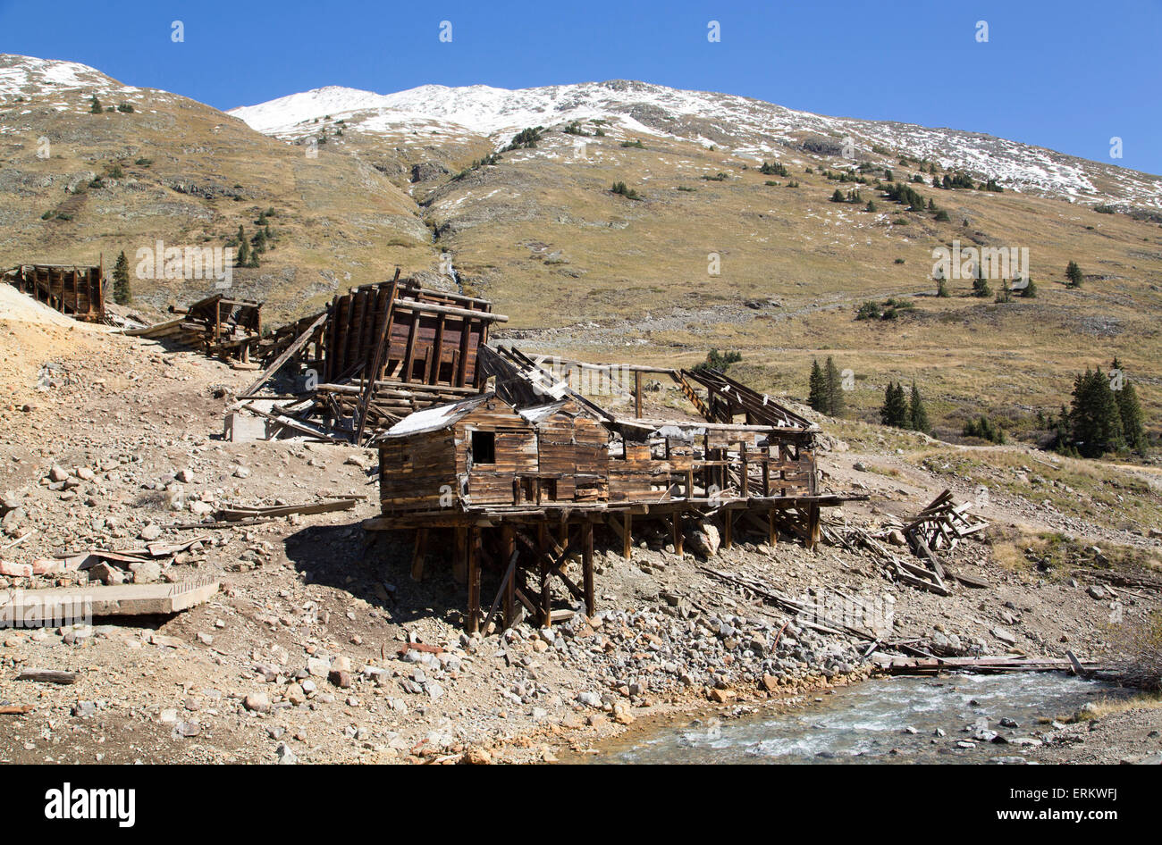 Animas Forks Mine ruins, Animas Forks, Colorado, United States of ...