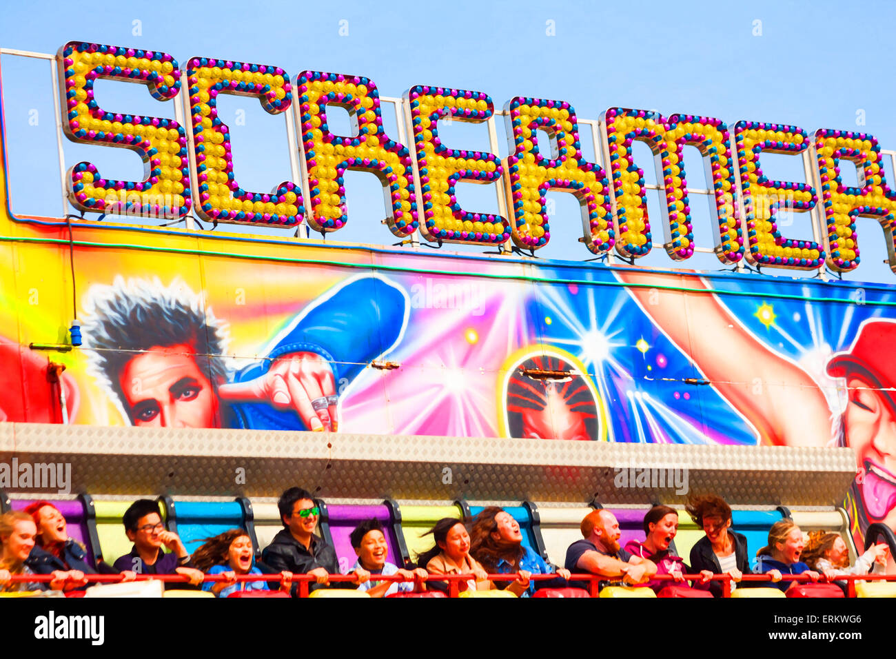 Screamer effect hi-res stock photography and images - Alamy
