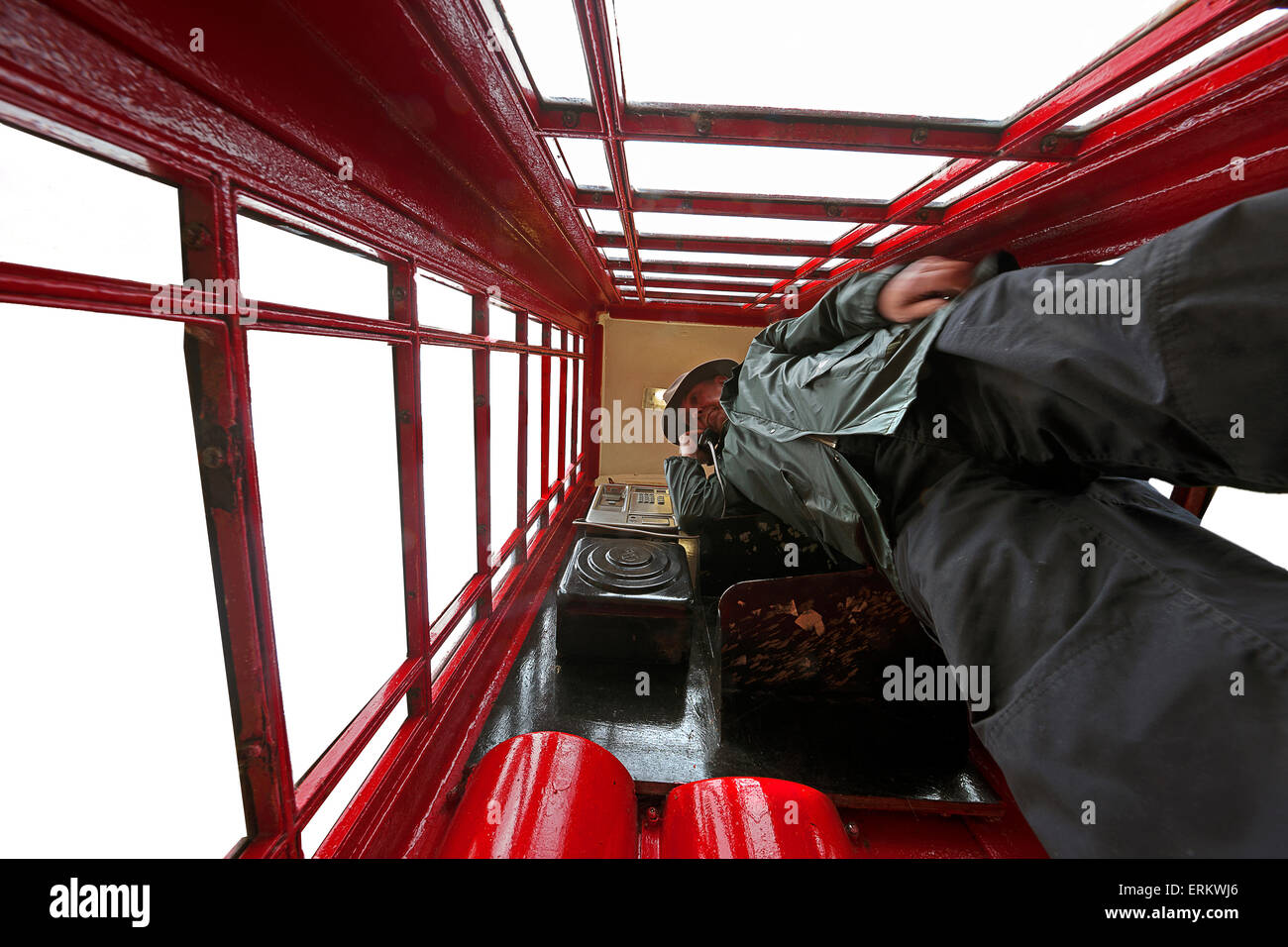 Inside telephone box hi-res stock photography and images - Alamy