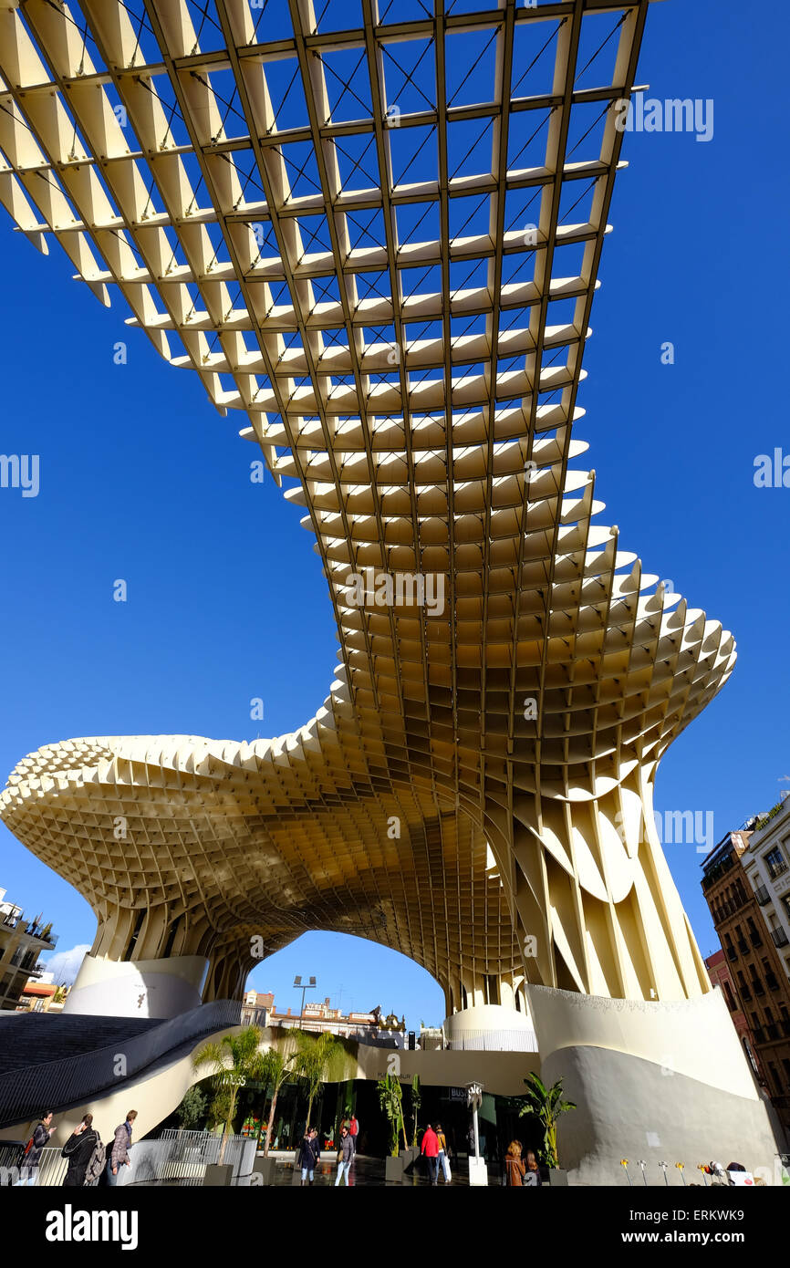 Metropol Parasol, known as Setas de Sevilla (The Mushroom), the world's ...