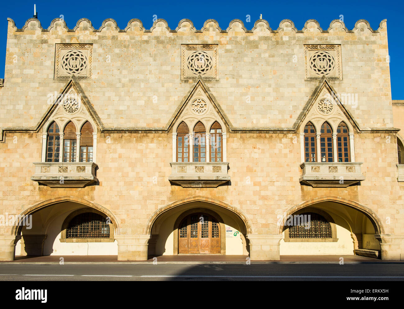 The Medieval Old Town, UNESCO World Heritage Site, City of Rhodes ...