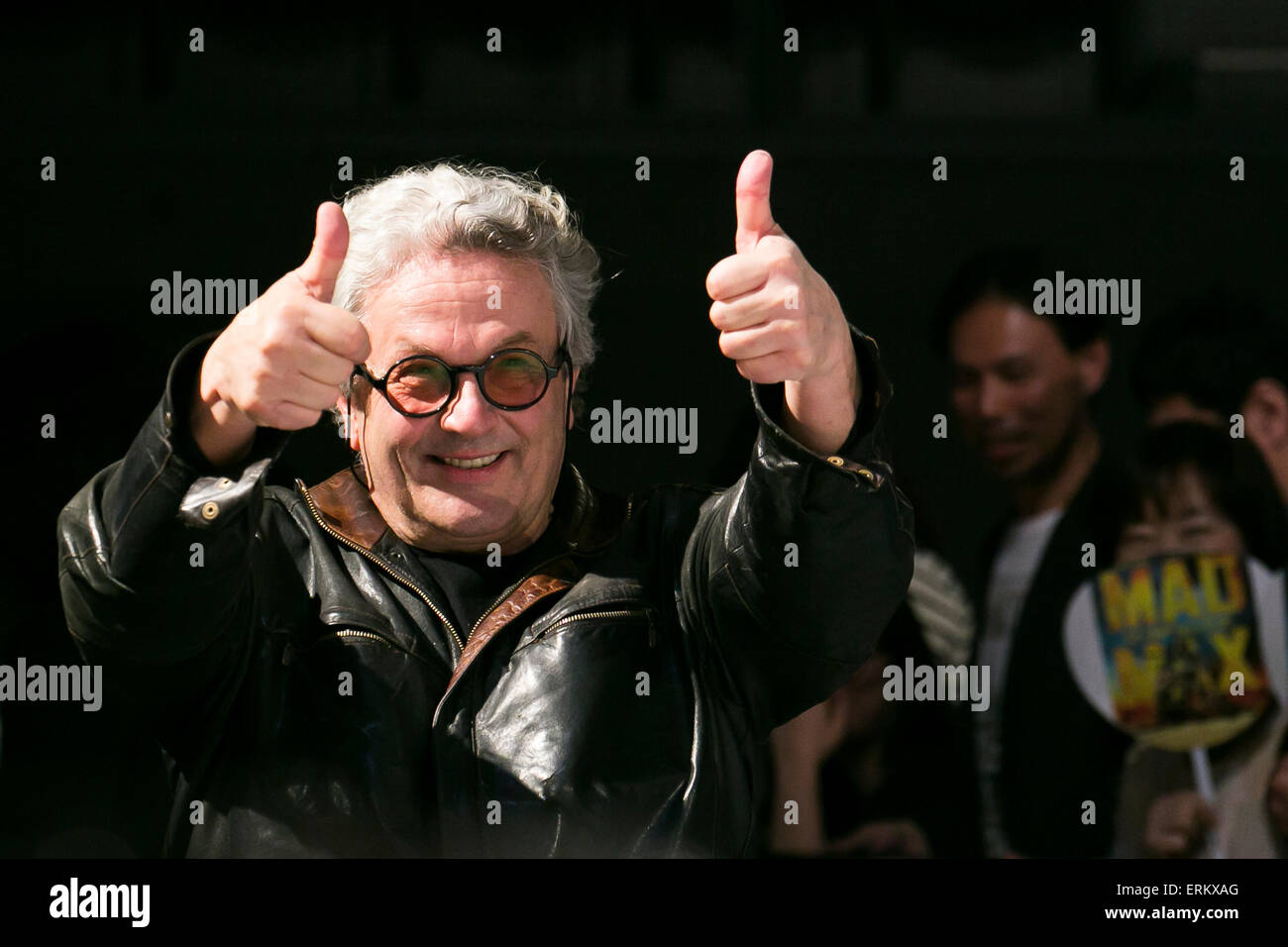 Australian film director George Miller attends the Japan premiere for ...