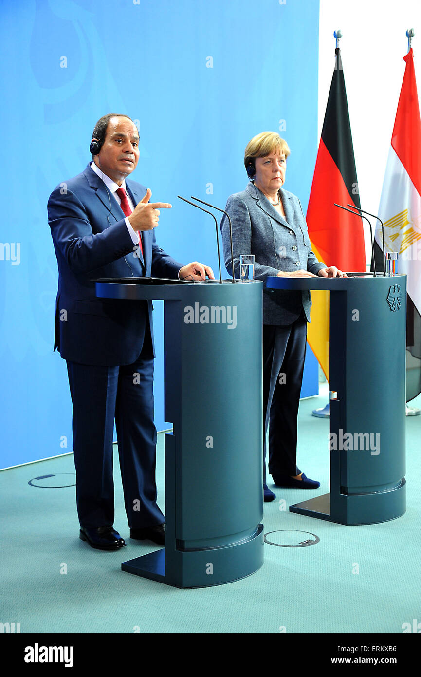 Berlin, Berlin, Germany. 3rd June, 2015. German Chancellor Angela ...