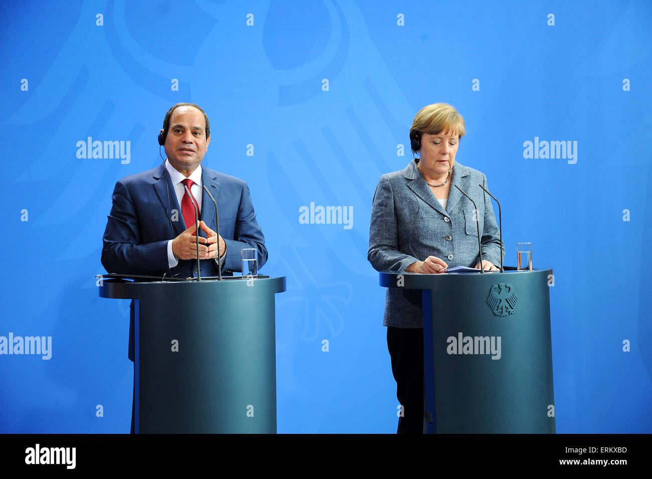 Berlin, Berlin, Germany. 3rd June, 2015. German Chancellor Angela ...