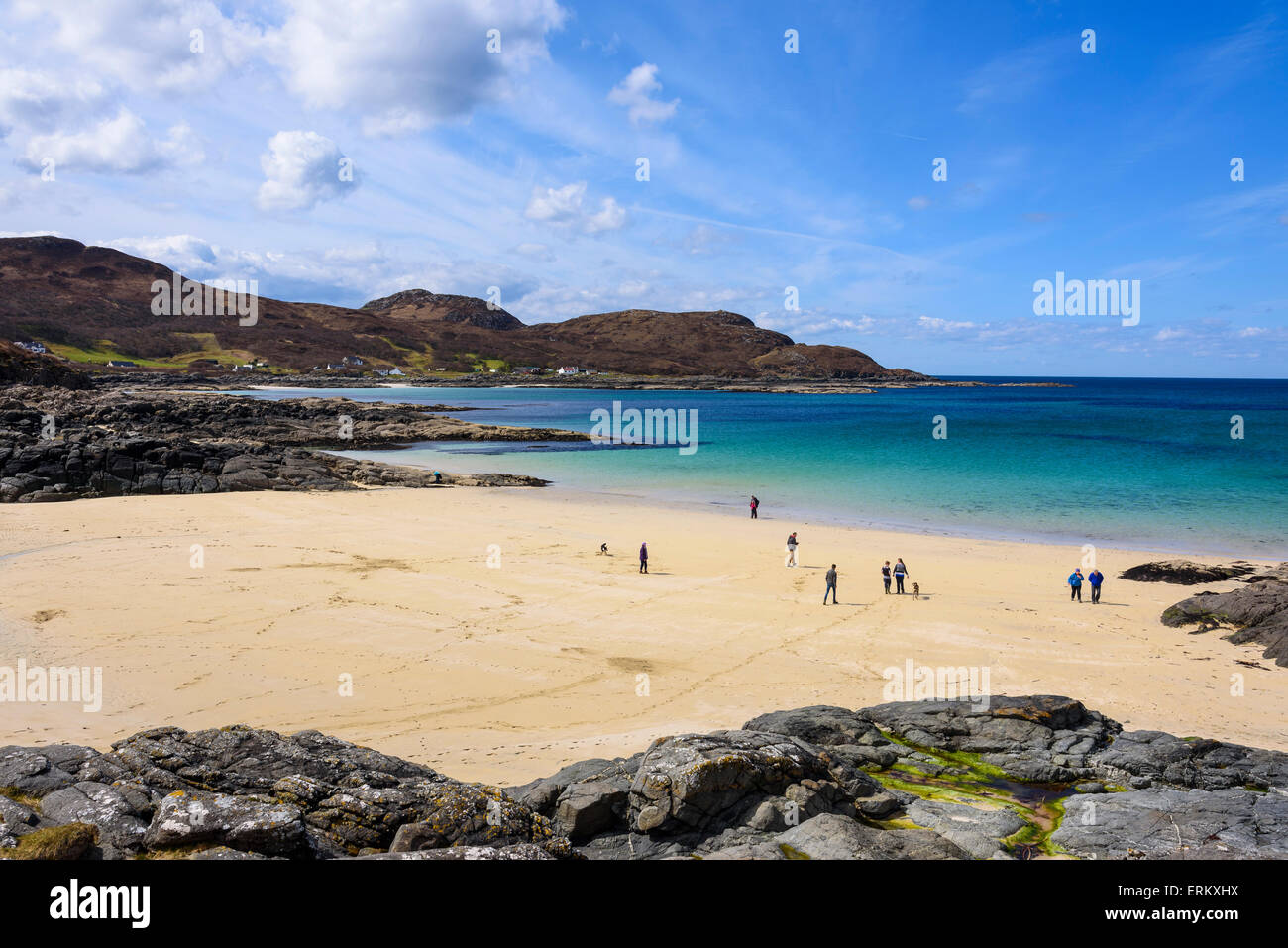Sanna beaches, Ardnamurchan Peninsula, Lochaber, Highlands, Scotland ...