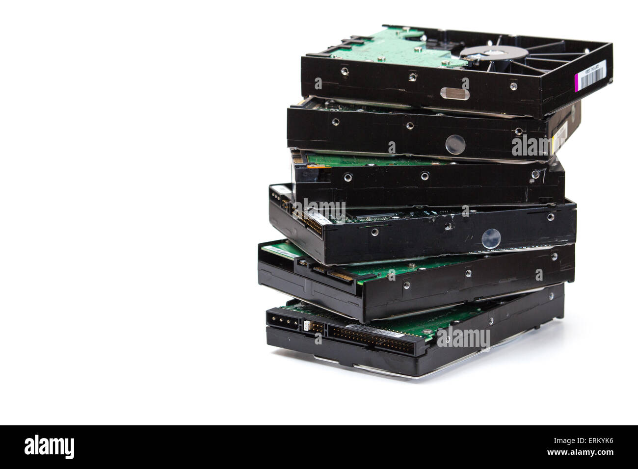 stack of old Hard disk drive Stock Photo - Alamy