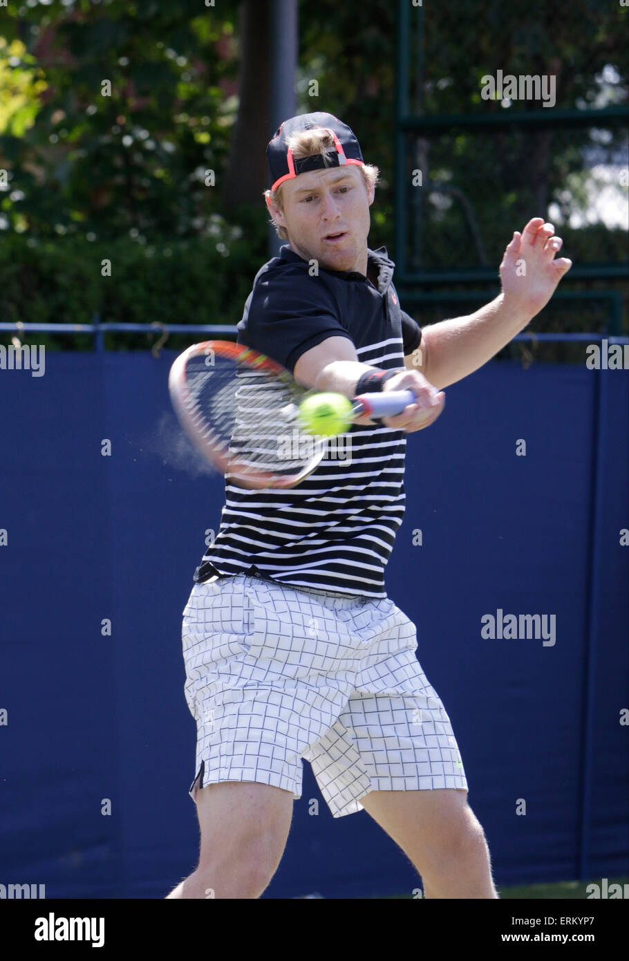 Manchester, UK. 04th June, 2015. Aegon Manchester Trophy. Luke Saville ...